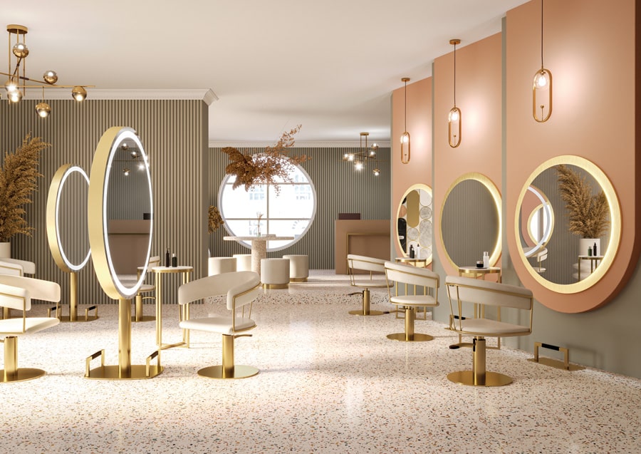 Solutions for hairdressers - Collections environments salons furniture ...